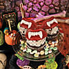 6 oz. Bold Red Lips & White Wax Candy Fangs Vampire Teeth - 12 Pc ...