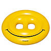 72" Yellow Inflatable Smiley Face 2-Person Circular Raft | Oriental Trading