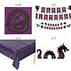 94 Pc. Dragon Party Disposable Tableware Kit for 8 Guests