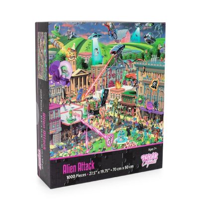 Alien Attack Sci-Fi Classics 1000-Piece Jigsaw Puzzle | Oriental Trading