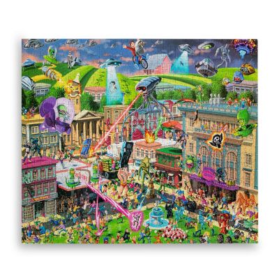 Alien Attack Sci-Fi Classics 1000-Piece Jigsaw Puzzle | Oriental Trading