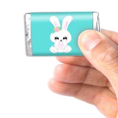 AmandaCreation Cute Bunny Easter Mini Candybar Wrappers 45pc ...