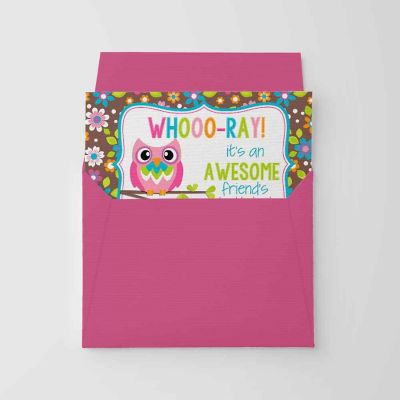 AmandaCreation Whoo-Ray Owl Greeting Card 2pc. | Oriental Trading