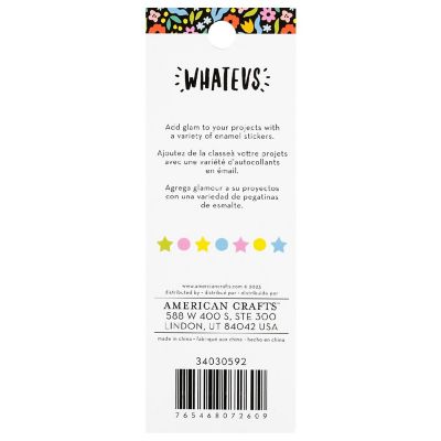 American Crafts Whatevs Enamel Dots-60/Pkg | Oriental Trading