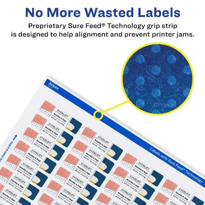 Avery 1" x 1-1/2" Waterproof Rectangle Labels, 3,200 Labels | Oriental ...