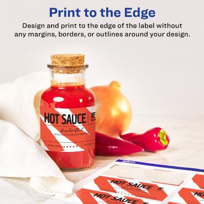Avery 2" x 3-1/2" Waterproof Rectangle Labels, 800 Labels