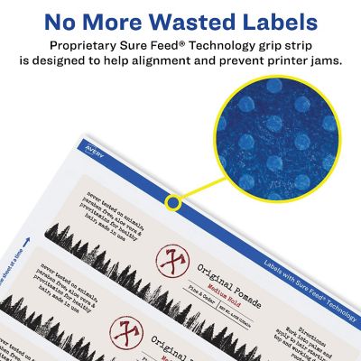 Avery 3" x 7" Waterproof Rectangle Labels, 300 Labels | Oriental Trading