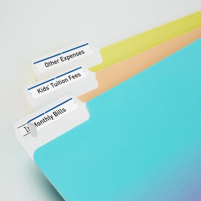 Avery File Folder Labels, 2/3" x 3-7/16", White/Blue (5766) | Oriental ...