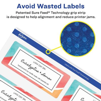 Avery Glossy Clear Rectangle Labels, 2" x 4", 500 Labels | Oriental Trading