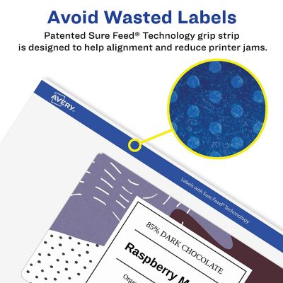 Avery Glossy Clear Rectangle Labels, 2" x 6", 400 Labels | Oriental Trading