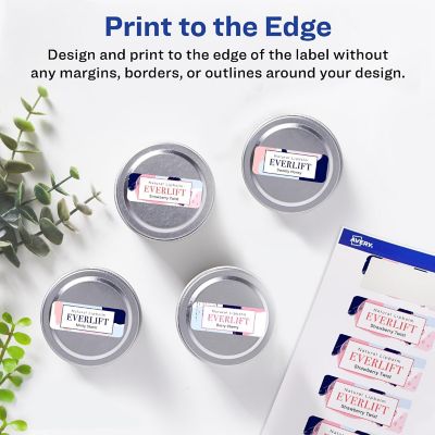 Avery Glossy Rectangle Labels, 1-13/16" x 2-3/16", 1,200 Total ...