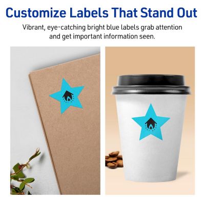 Avery Printable Star Labels, Bright Blue, 2-1/4" x 2-3/8", 960ct ...
