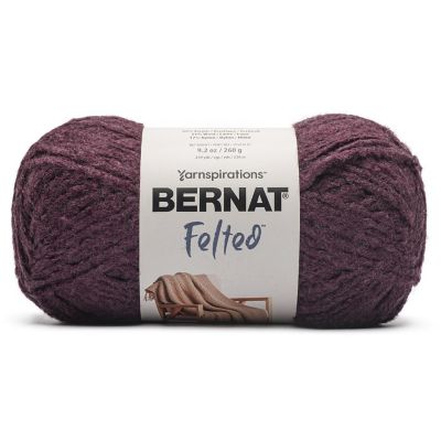 Bernat Felted Yarn-Cabernet