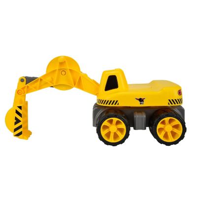 Big Power Worker Maxi Digger Excavator Vehicle , Yellow | Oriental Trading