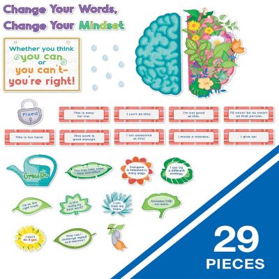 Bloom with a Growth Mindset Bulletin Board Set | Oriental Trading
