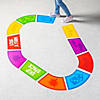 Board Game Path Tiles Solid Color Vinyl Floor Decals - 12 Pc ...