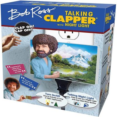 Bob Ross Talking Clapper Sound Activated Switch | Oriental Trading
