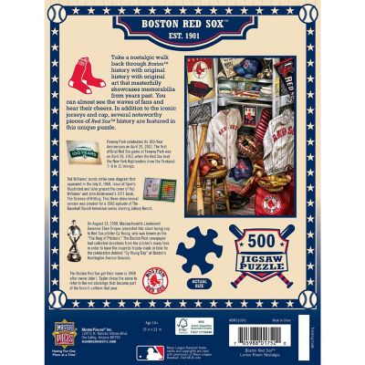 Boston Red Sox - Locker Room 500 Piece Jigsaw Puzzle | Oriental Trading