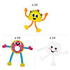 Bulk 96 Pc. Food Character Bendables Assortment