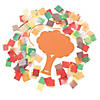 Bulk Fall Tree Crinkle Tissue Paper Craft Kit - Makes 48