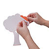 Bulk Fall Tree Crinkle Tissue Paper Craft Kit - Makes 48