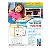 C-Line Reusable Dry Erase Pockets, Primary Colors, 9 x 12, Pack of 10 ...