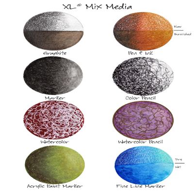 Canson XL Spiral Multi-Media Paper Pad 11"X14"-60 Sheets | Oriental Trading