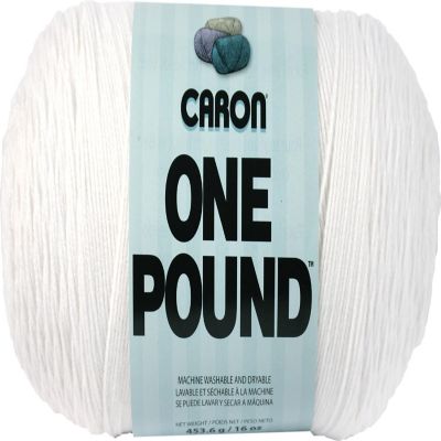 Caron One Pound Yarn-White