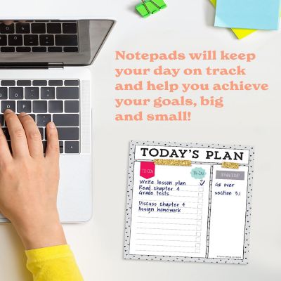 Carson Dellosa 3-Pack Notepad Set, 5.75" x 6.25" Small Notepad Bundle ...