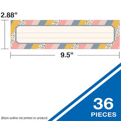Carson Dellosa We Belong 36-Piece Classroom Nameplates, Boho Student ...