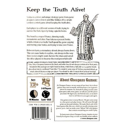 Cheapass Games Veritas Board Game