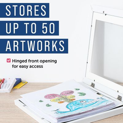 Childrens Storage Frames for Artwork - Front Opening Art Display Frame ...