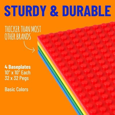 Classic Stackable Baseplates, For Building Bricks, Bases for Tables ...