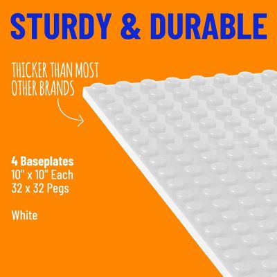 Classic Stackable Baseplates, For Building Bricks, Bases for Tables ...