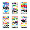 Colorful Bible Verse Posters - 6 Pc. | Oriental Trading