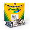 Crayola Bulk Crayons, Regular Size, Gray, 12 Per Pack, 6 Packs ...