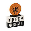 Creep It Real Stacked Tabletop Sign | Oriental Trading