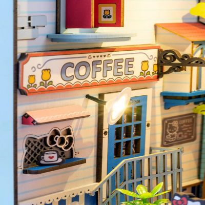 DIY 3D Book Nook Kit - Hello Kitty: Town Square 169pcs | Oriental Trading