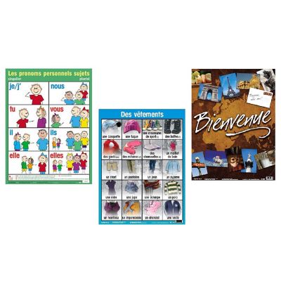 DUP Poster Pals French Educational & Language Teaching Basic Posters, 7 ...