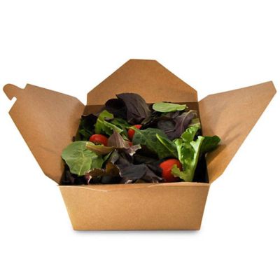 Edge Collections - 7-3/4" x 5.5" x 2.5" - Brown - Folded Takeout Boxes ...