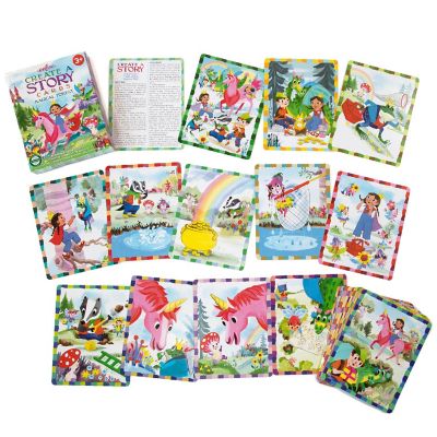 Eeboo: Create A Story Cards: Magical Forest - 36 Flash Cards, Boosts ...