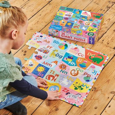eeBoo Giant Puzzle: Alphabet - 36 pc | Oriental Trading