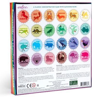 eeBoo: Rainbow Memory Matching Game - 24 Pairs | Oriental Trading