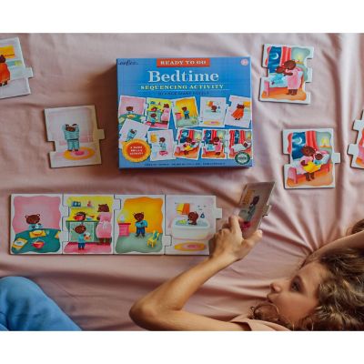 Eeboo: Ready To Go Puzzle Bedtime Sequencing Activity | Oriental Trading