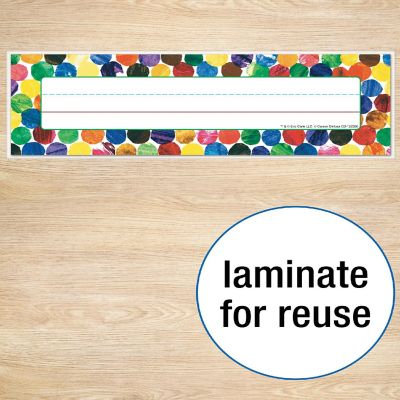 Eric Carle Dots Name Plates