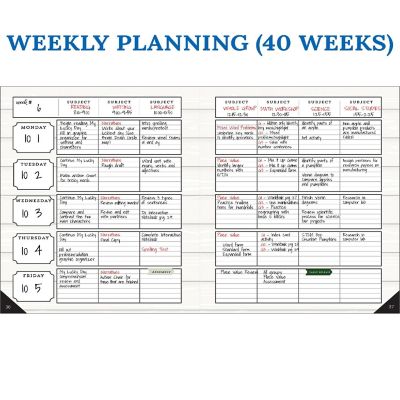 Farmhouse Teacher Planner | Oriental Trading