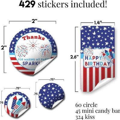 Firecracker Sticker Bundle 429pc. by AmandaCreation | Oriental Trading
