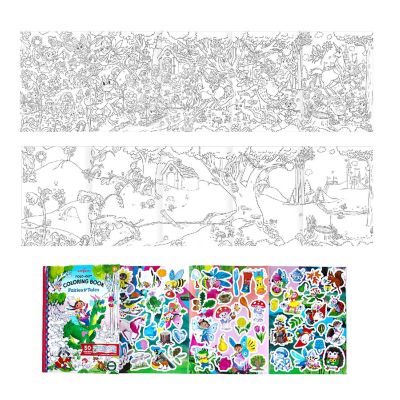 Fold-Out Coloring Book: Fairies & Tales | Oriental Trading