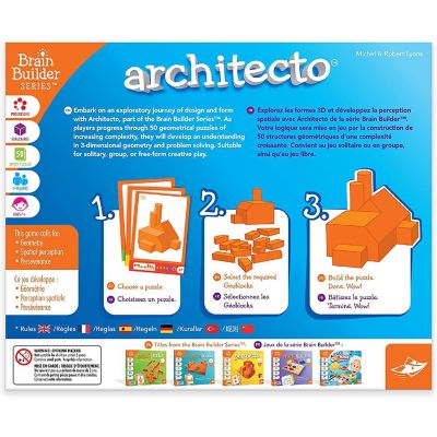 Foxmind Games: Architecto Spatial Logic And Dexterity Game,1+ Players | Oriental Trading