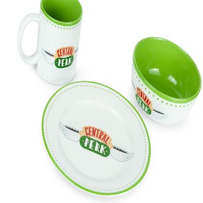Friends Central Perk Coffee House Dining Set Collection 3-Piece Dinner ...